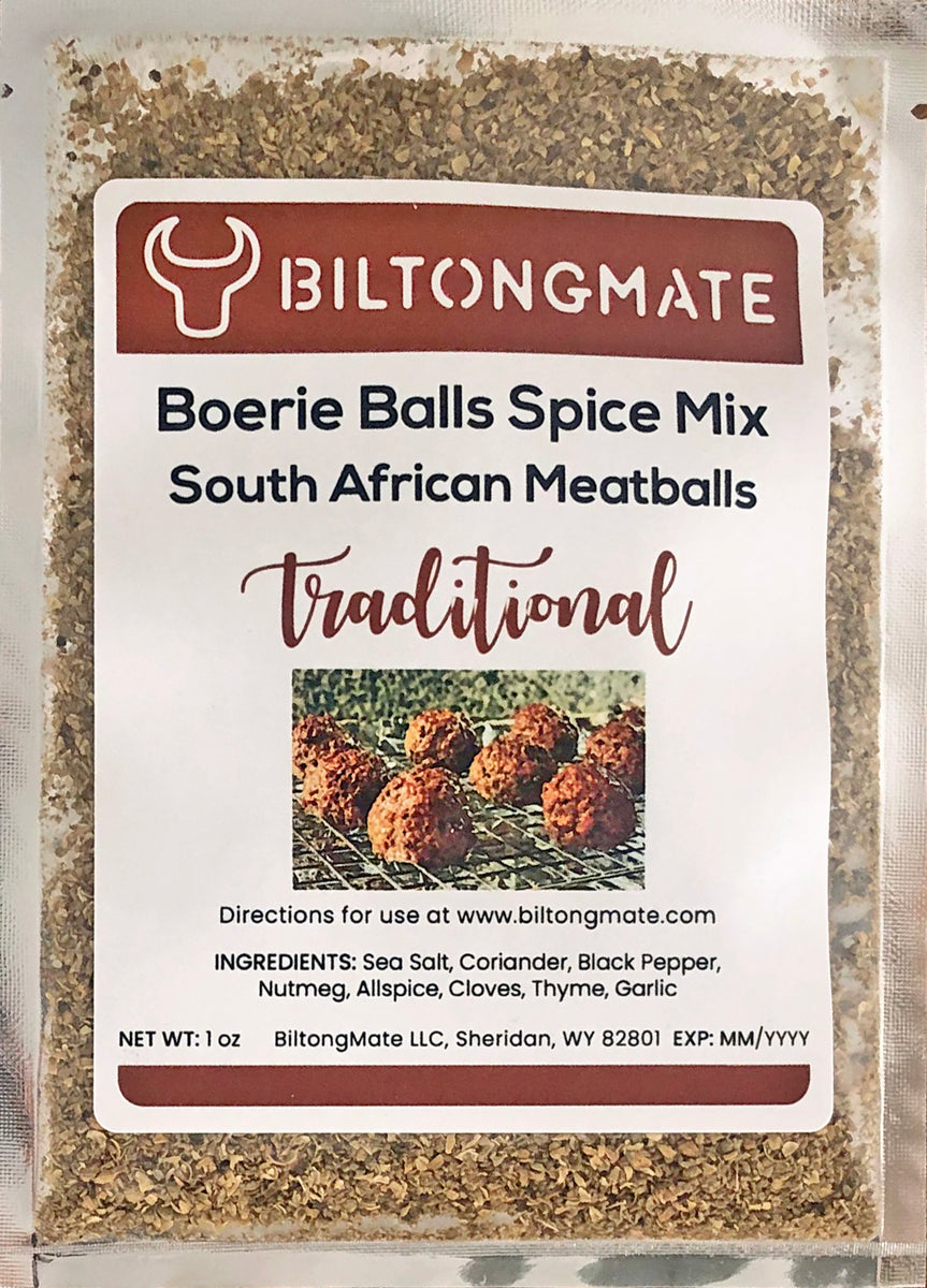 Boerie Balls Spice Mix – BiltongMate